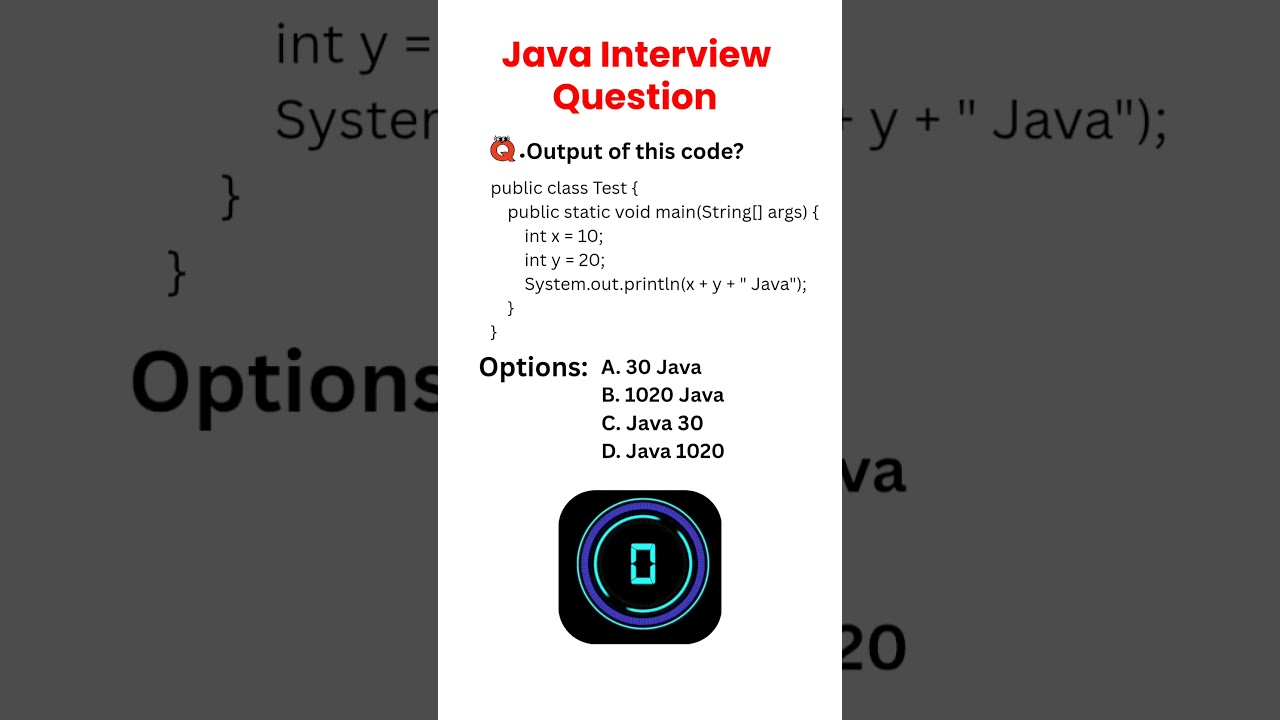 #4 Java interview question | Test Your Java Skills With This Fun Quiz