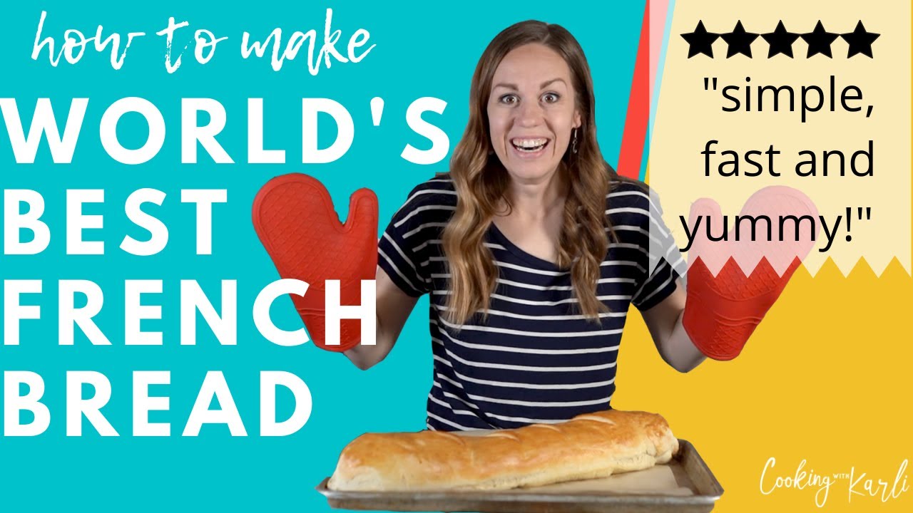 How To Make The BEST Homemade French Bread Video- Fast and Easy