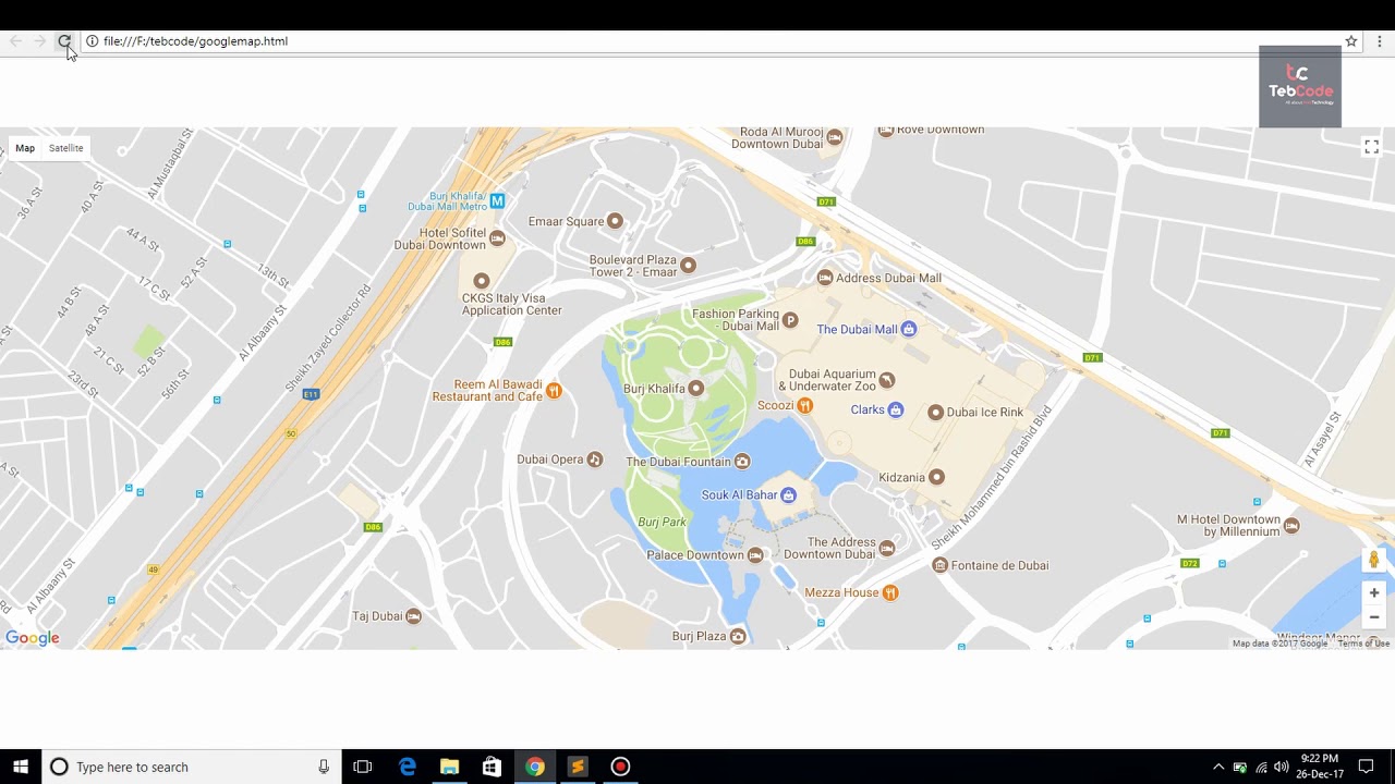 Animated Marker in Google Map | tebcode