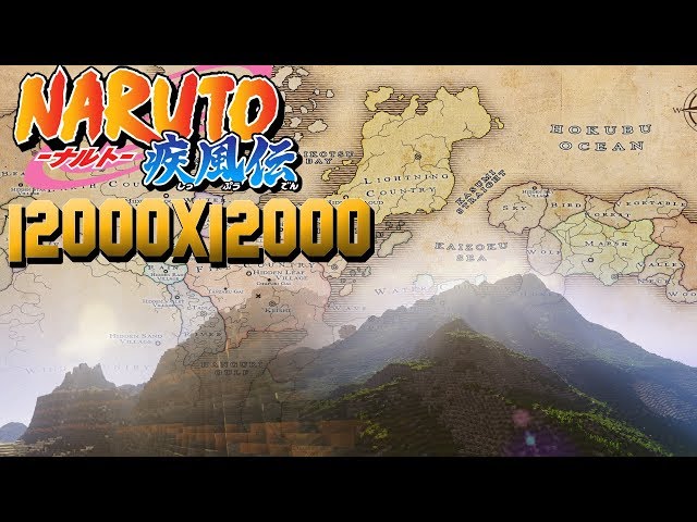 The World of Naruto - World Painter [12000x12000] Minecraft Map