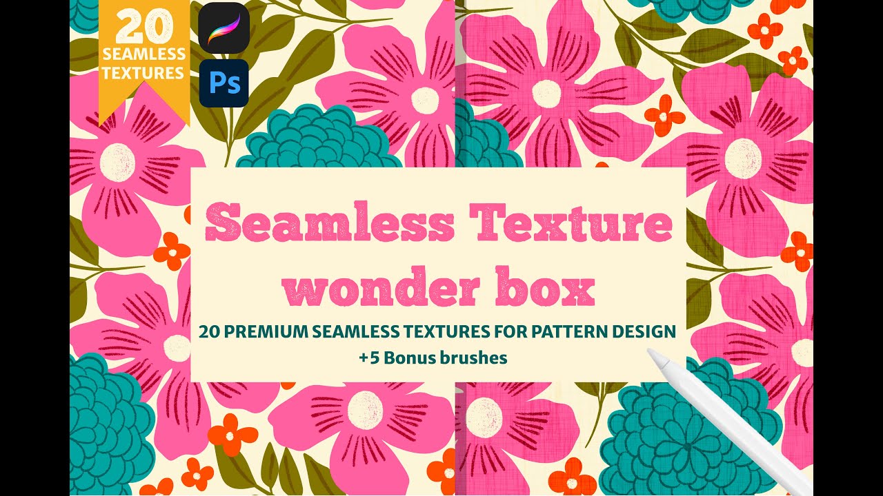 Seamless Texture wonder box trailer ( for patterns and surface design)
