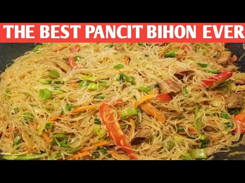 how to cook The BEST PANCIT BIHON with PORK AND Chinese SAUSAGE |BIHON GUISADO RECIPE