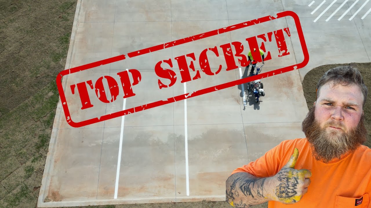 New Construction Parking lot Striping Layouts! Line Striping Tips and Tricks! Line Striping Business