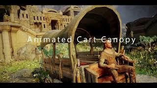 Skyrim Mod Showcase - Animated Cart Canopy at Skyrim Special Edition ...