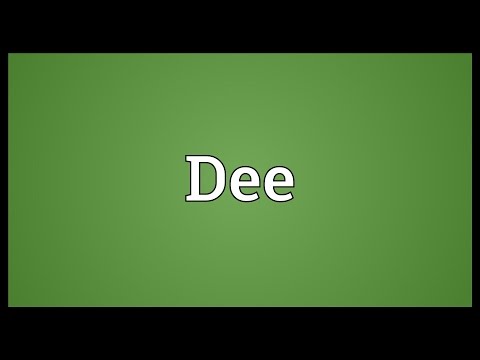 Dee Meaning