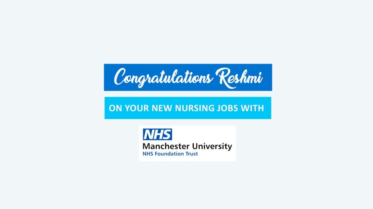 Congratulations Reshmi - Manchester University NHS Foundation Trust