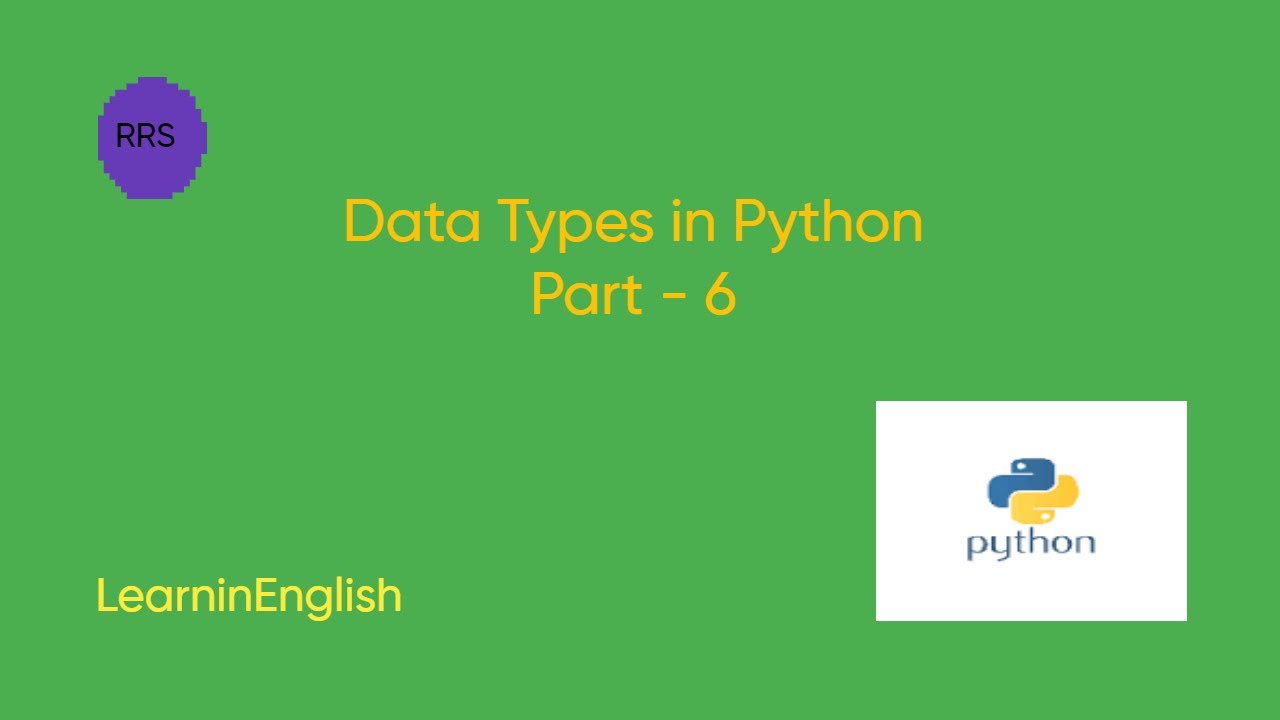 Python Data Types Part -  6 || Set Data Type in Python || frozenset Data Type in Python