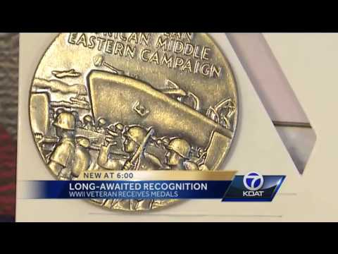 WWII veteran finally receives medals