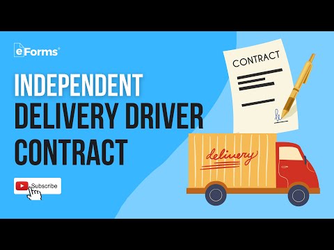 Independent Delivery Driver Contract EXPLAINED