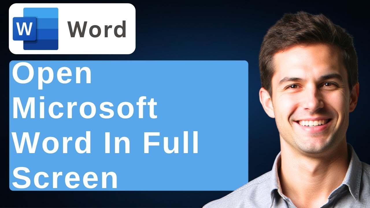 How To Open Microsoft Word In Full Screen [2026 Guide]