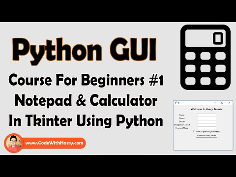 Learn Notepad Calculator In Tkinter Why Tkinter | Python Tkinter GUI Tutorial In Hindi 1 - Mind ...