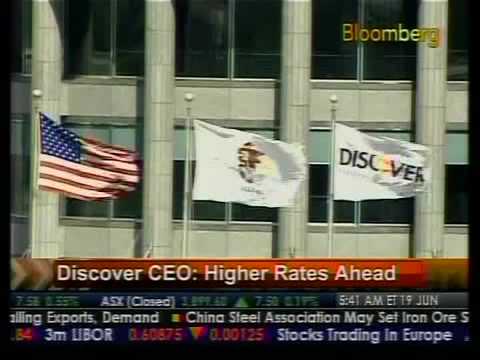 Higher Rates Ahead - Discover CEO - Bloomberg
