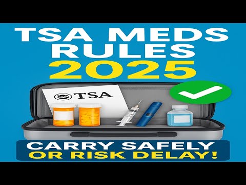 TSA Medication Rules 2025: Avoid Airport Trouble When Flying with Pills or Injections