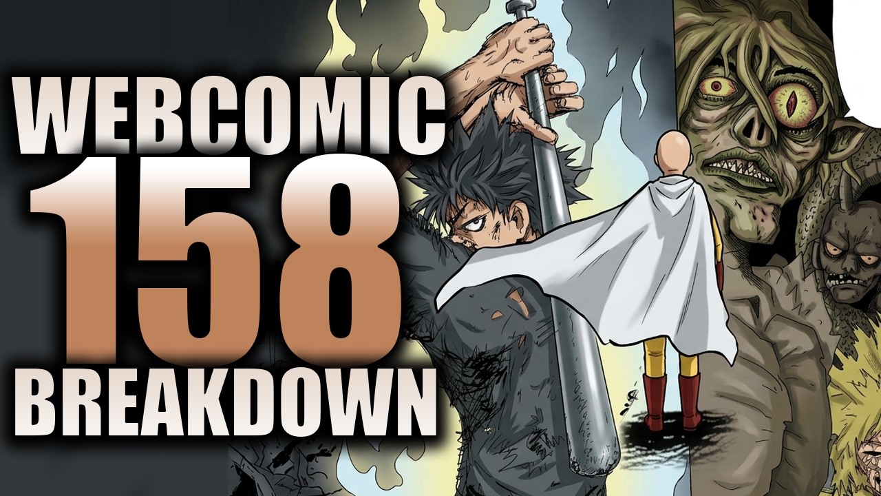 IT'S FINALLY OVER / One Punch Man Webcomic Chapter 158