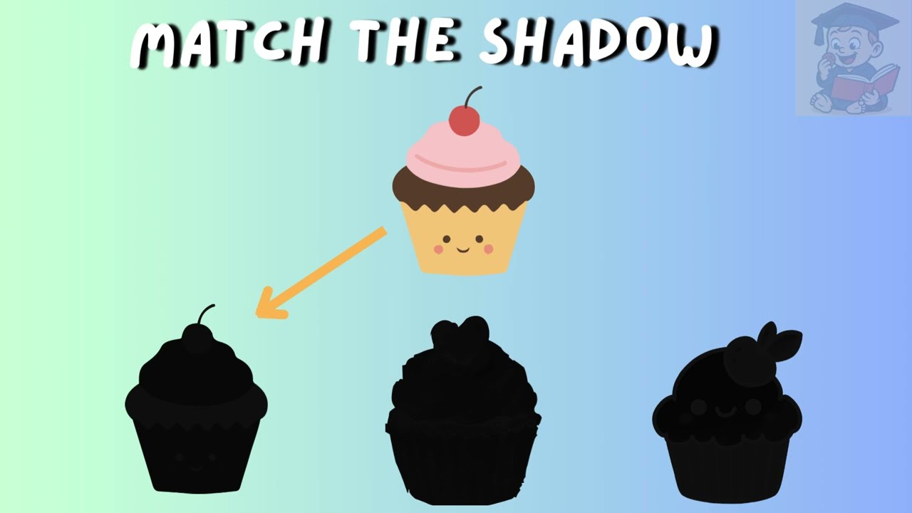 Learn Match the Shadow 👤 Ready for School | Mini Scholars Playground