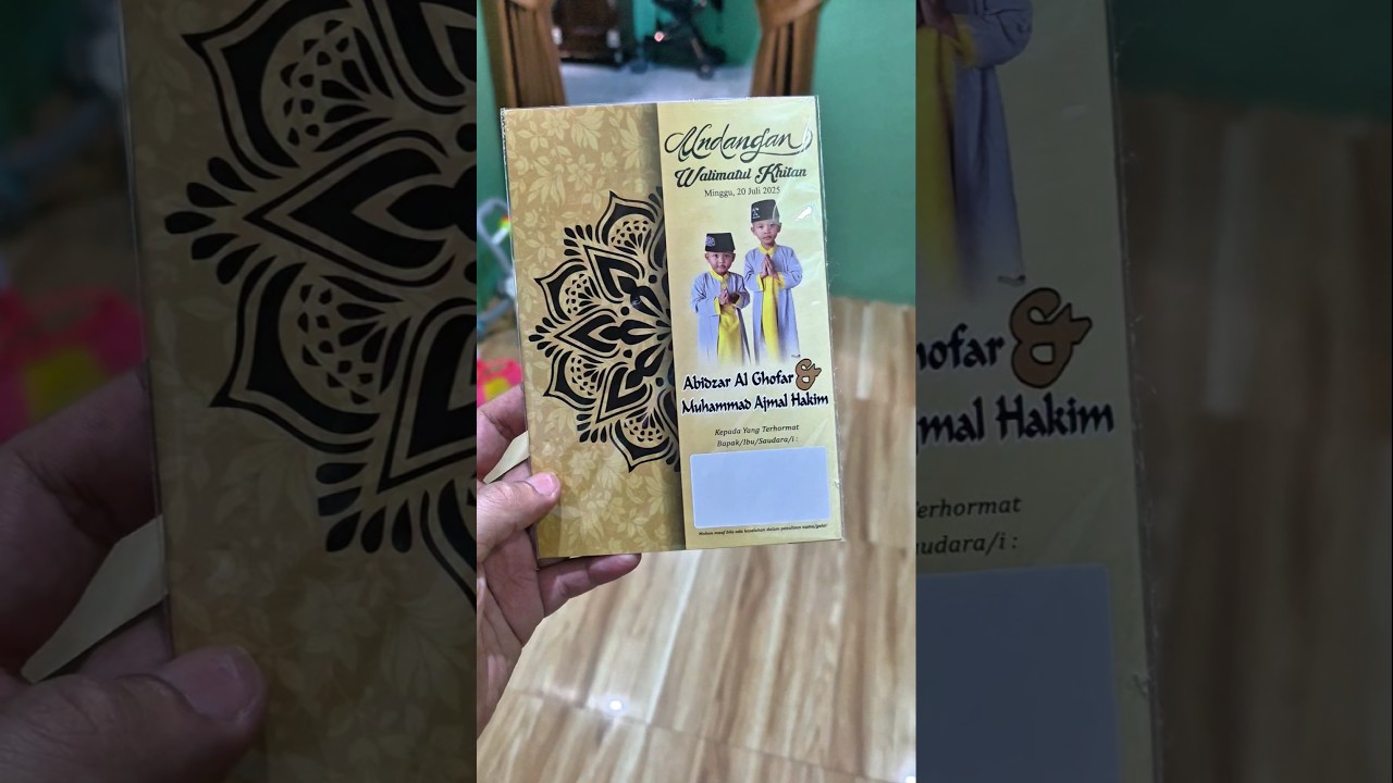 undangan buat acara sunatan abidzar ajmal