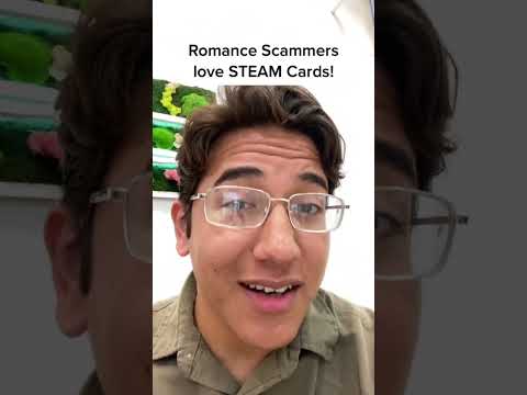 Why Romance Scammers Love Steam Cards #shorts