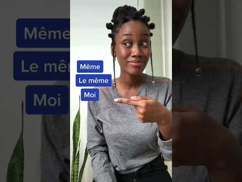 The word “même” in French is something else #shorts #learnfrench