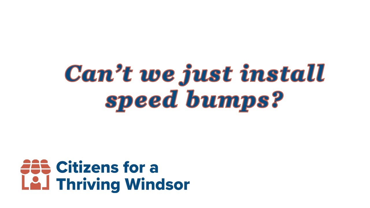 Broad Street FAQs – Why not speed bumps?