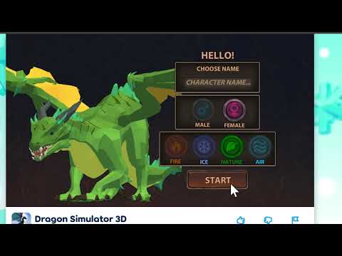 Dragon Simulator 3D || Poki Games ||