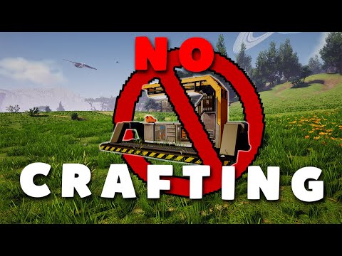 Can I beat Satisfactory without crafting a single item by hand