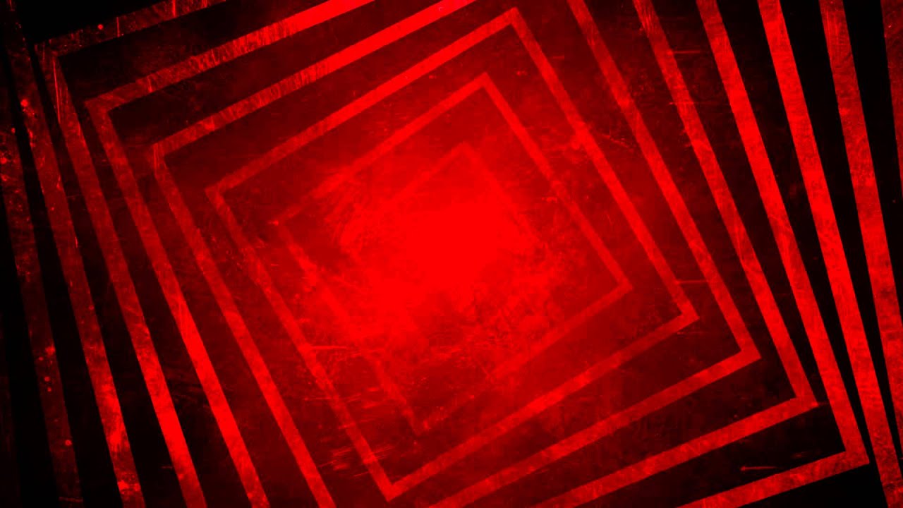 Red Spinning Squares - HD Background Loop