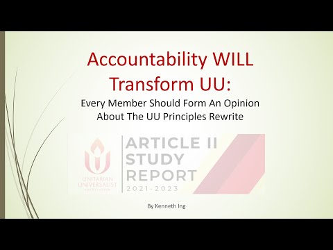 On Accountability… – Where are the 7 Principles?