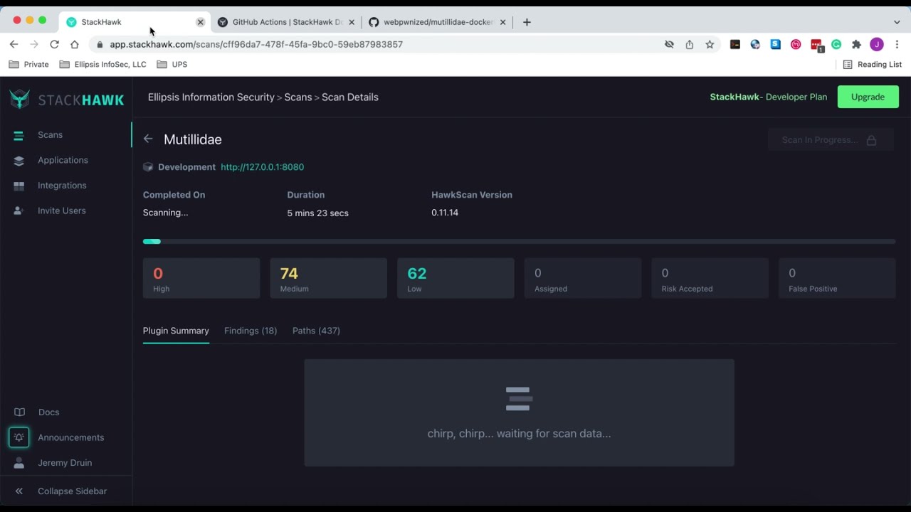 Automating Web Vulnerability Scans with GitHub Actions and StackHawk