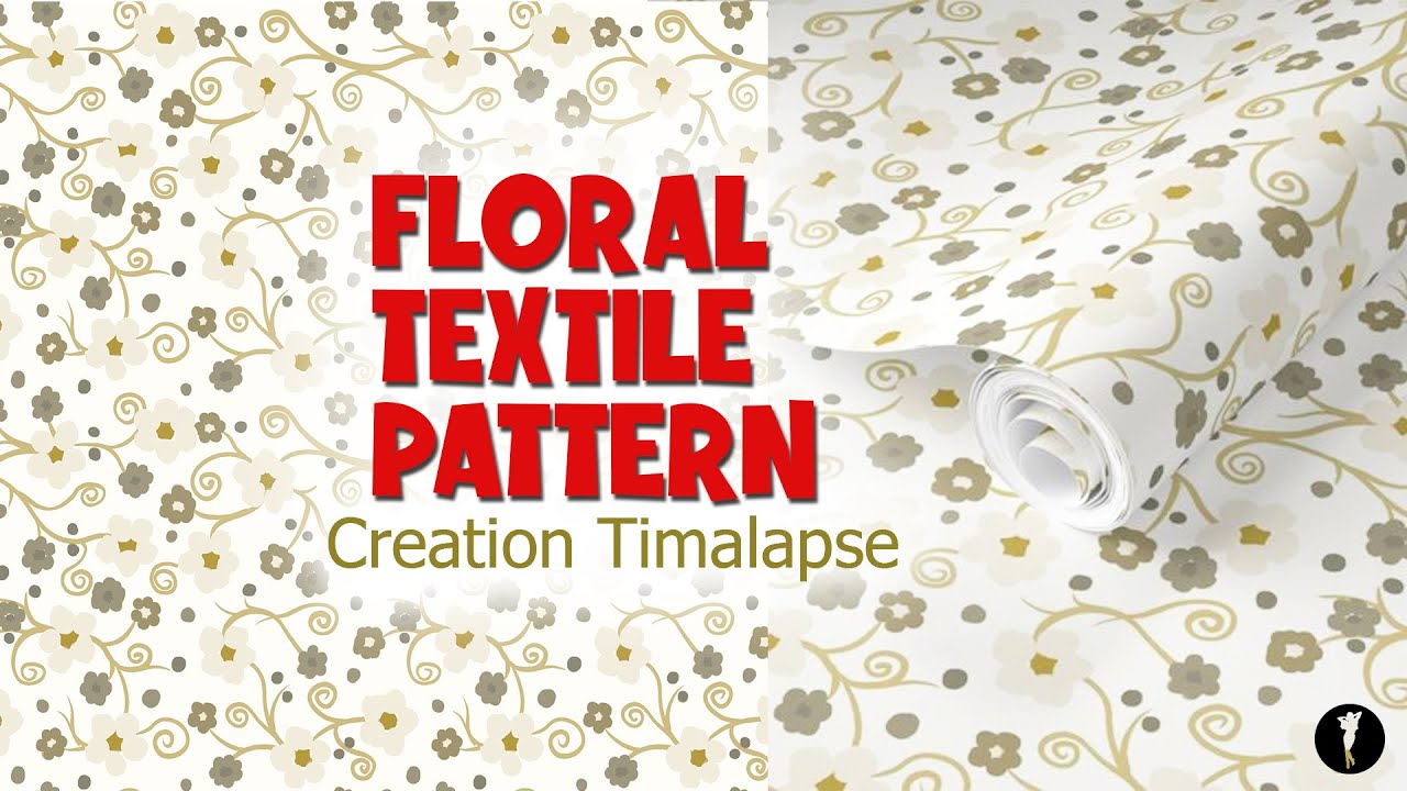 Seamless Floral Pattern Created On Procreate