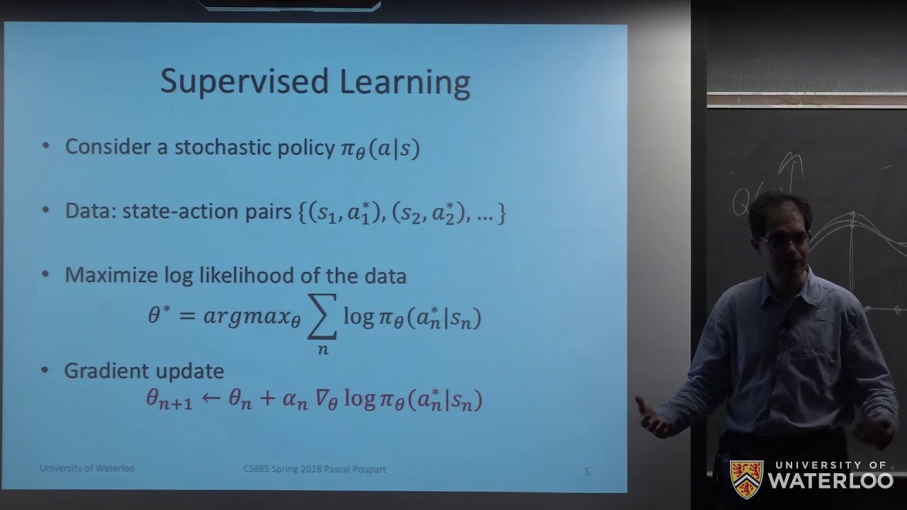CS885 Lecture 7a: Policy Gradient