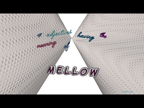 mellow - 5 adjectives which are synonym of mellow (sentence examples)