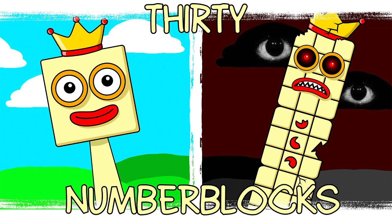 My Sprunki OC: Thirty (from Numberblocks)