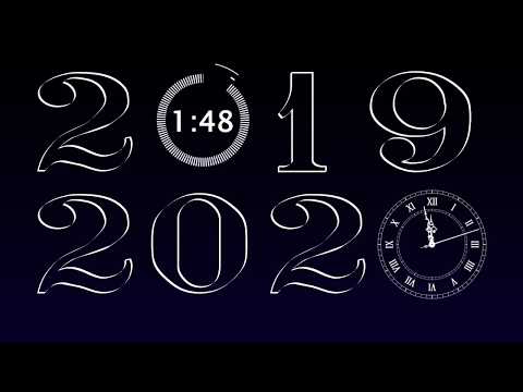 NEW YEAR CLOCK - 2020 COUNT DOWN TIMER - 2 MINUTE