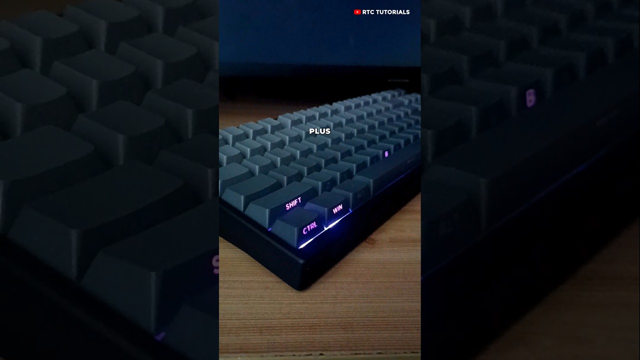 WHAT IS WINDOWS + CTRL + SHIFT + B