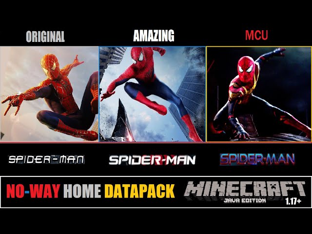 Spider-Man No Way Home Datapack Minecraft Data Pack