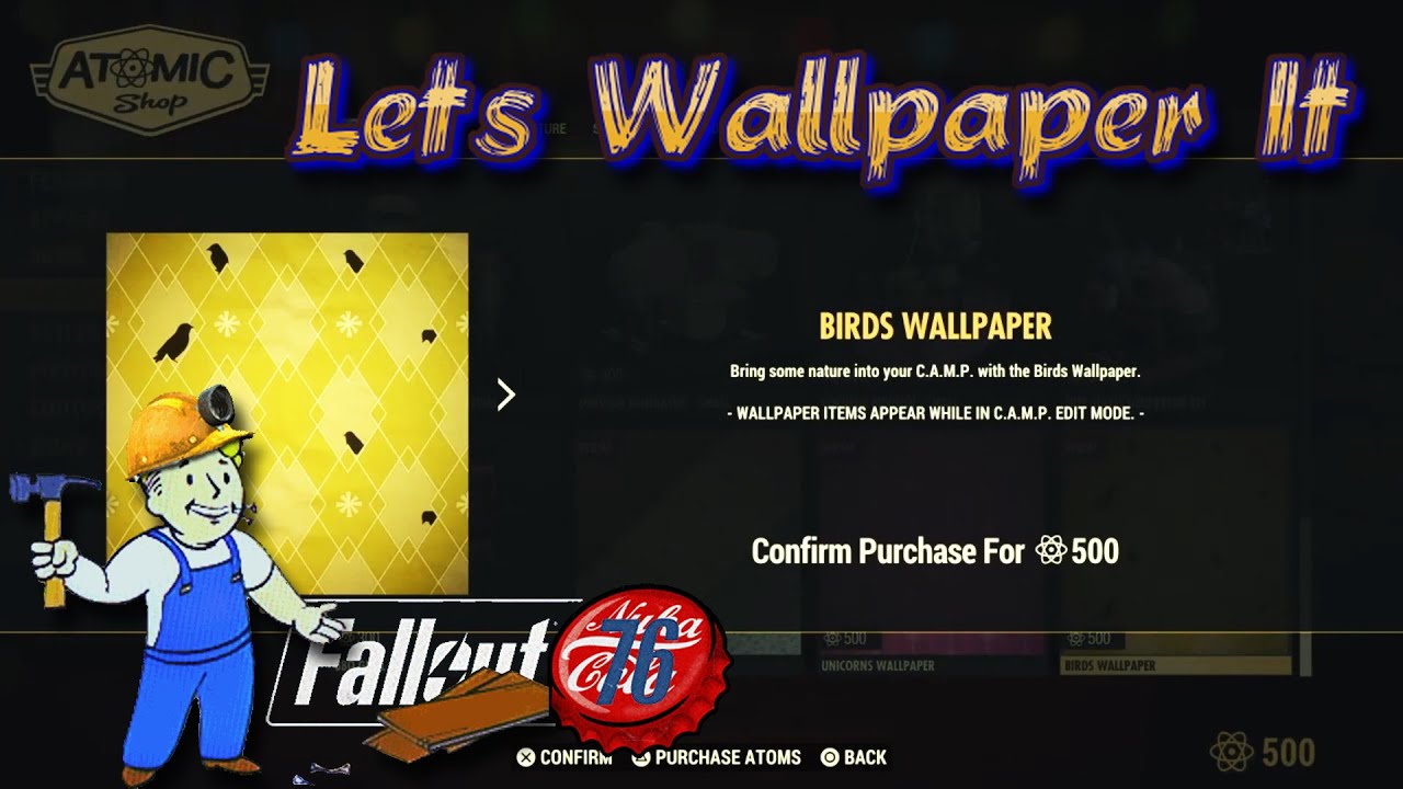 Fallout 76 Lets Wallpaper It