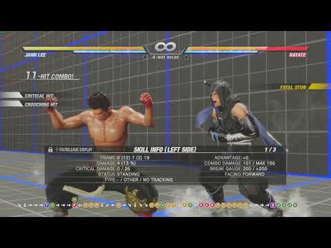 Steam Community :: Video :: DoA6 Jann Lee break blow combo