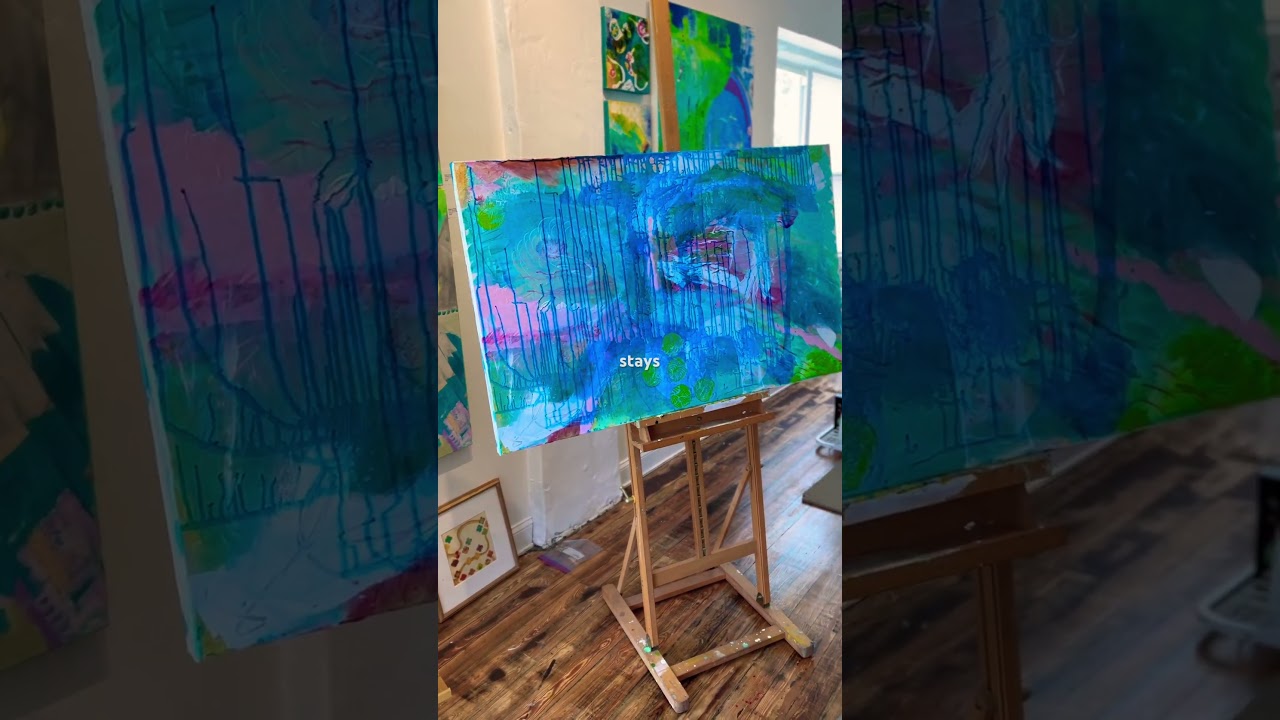 Love Stays with Us: Bonnie’s Grieving Art After Losing Don #painting #contemporaryart