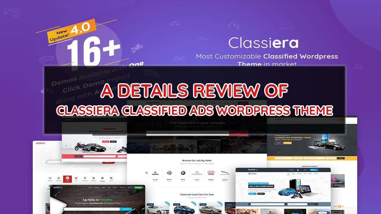 Classiera Classified Ads WordPress Theme | Complete Review