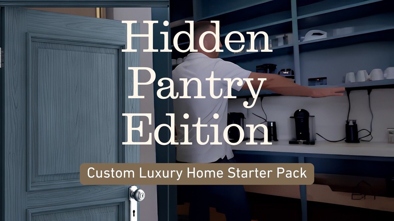 Custom Luxury Home Starter Pack | Massive Hidden Pantry
