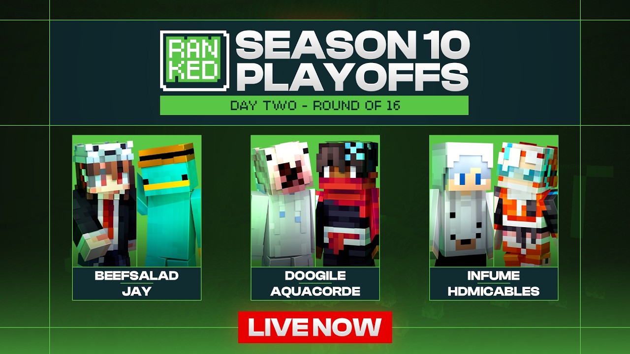 MCSR RANKED SEASON 10 PLAYOFFS - DAY 2