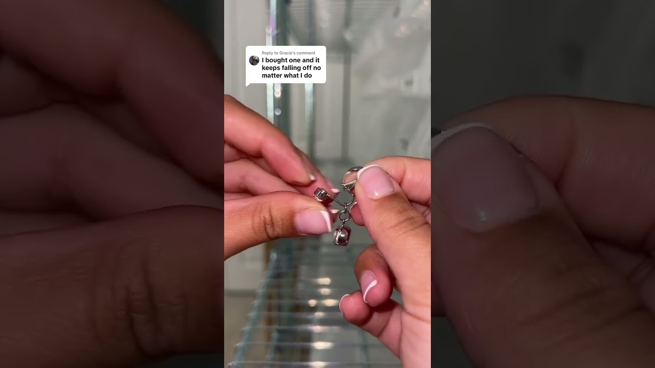 How to put on a fake clip on belly ring!✨ HanysLux.Com 🛍️ #bellypiercing #smallbusiness #piercing
