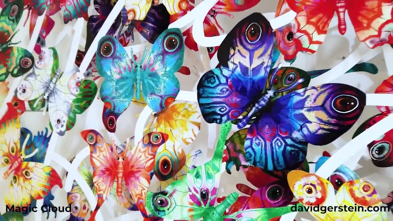 Magic Cloud -  Wall Sculpture Design by David Gerstein