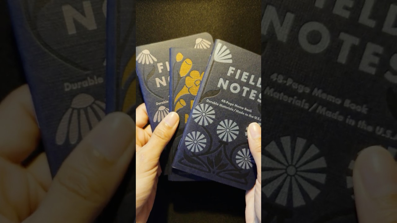 Field Notes: Fall Flowers 68th Quarterly Edition #fieldnotes #pocketnotebooks #edc #cameragear