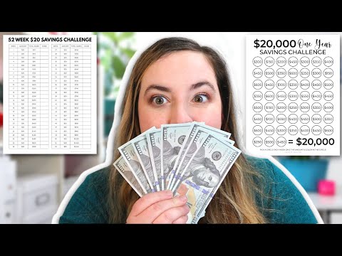 Easy Savings Challenges To Try In 2025 (SAVE $1,000 TO $20,000)