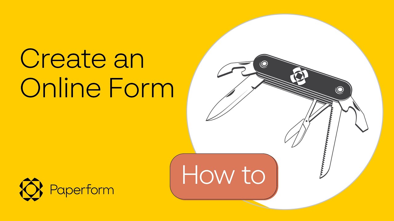 How to Make an Online Form with Paperform
