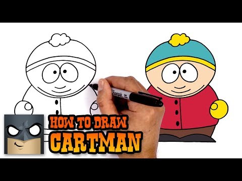 How to draw eric cartman Step by Step – I'm Youtuber – Follow my videos ...