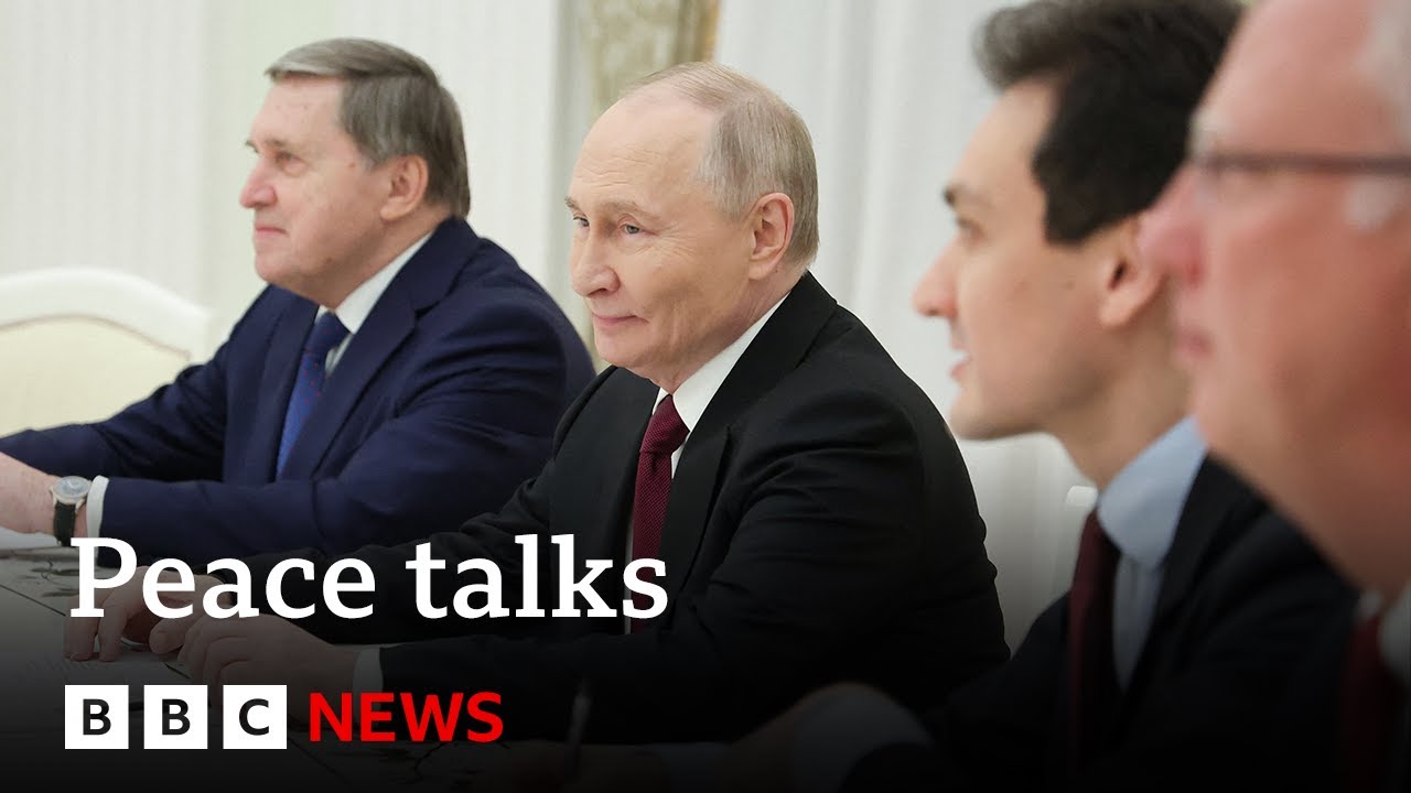 Vladimir Putin rejects peace deal on Ukraine after US talks | BBC News