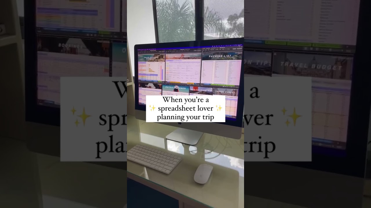 PLAN YOUR NEXT TRIP WITH EASE | ULTIMATE TRAVEL PLANNER SPREADSHEET