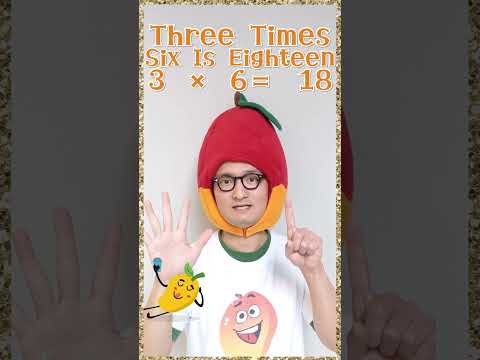 Mango's Three Times Table Easy To Learn Multiplication Table Song 3 #shorts